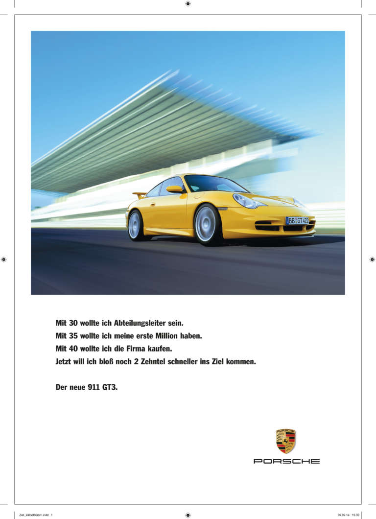 Porsche advertising from past days - elferspot.com - Magazine