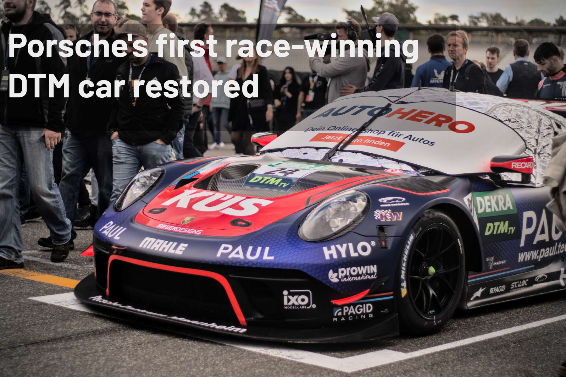 Porsche restaurierte erstes DTM-Siegerauto - elferspot.com - Magazine
