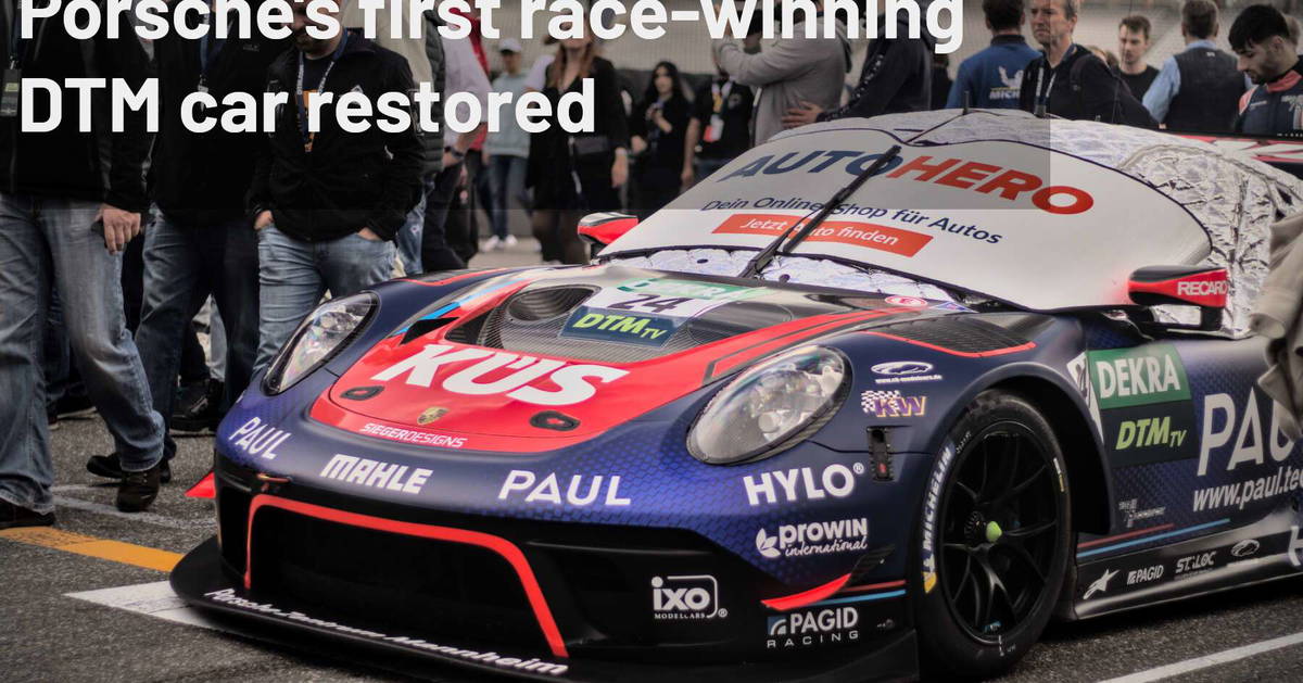 Porsche restored first race-winning DTM-car - elferspot.com - Magazine