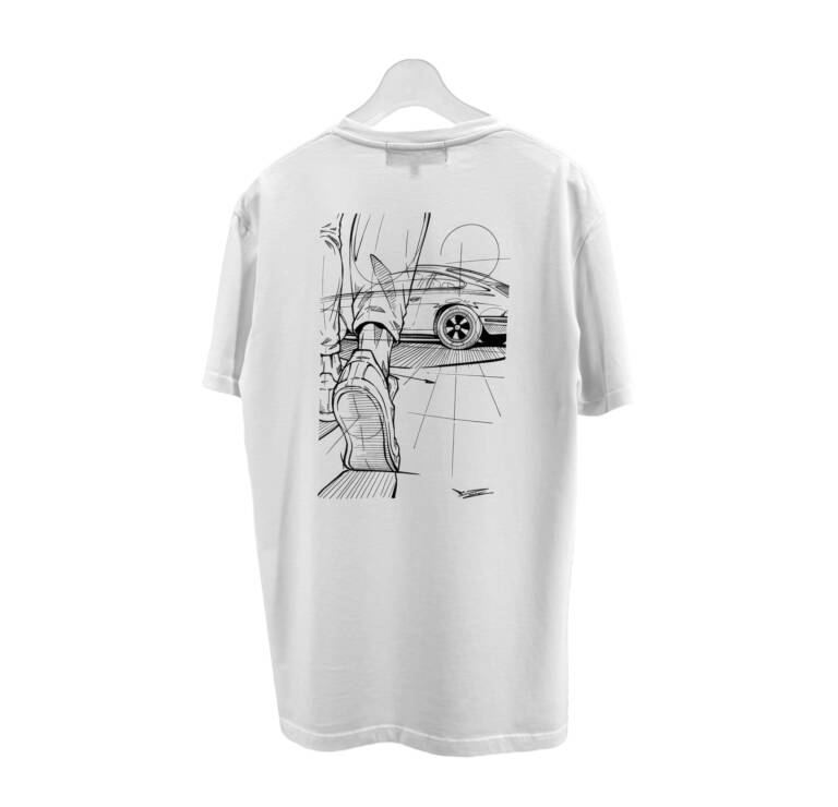 Back Print T-Shirt Giuliano Design Edition - elferspot.com - Elferspot Shop