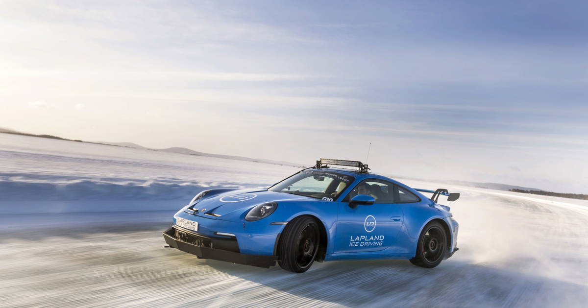 Lapland Ice Driving - Drifting 911 GT3s in the world's largest Ice ...
